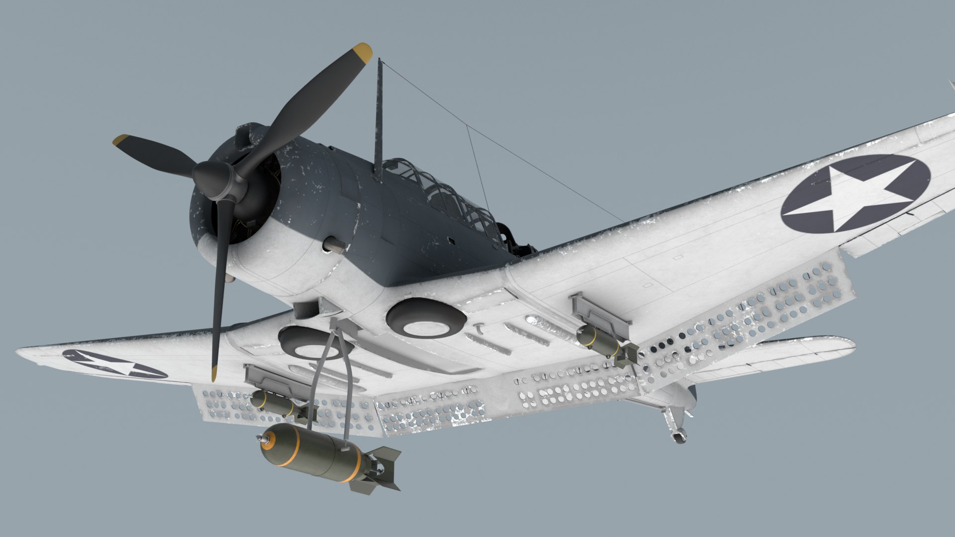 3D model Douglas SBD Dauntless 3DModel - TurboSquid 2112381