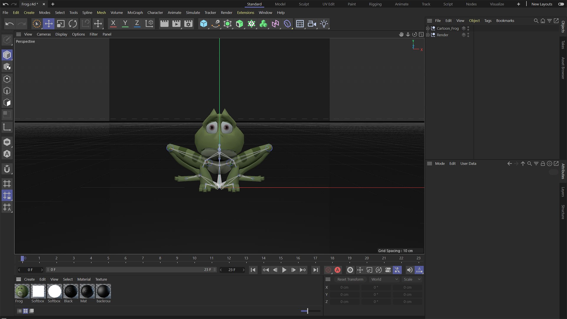 3D Cartoon Frog Model - TurboSquid 1845197