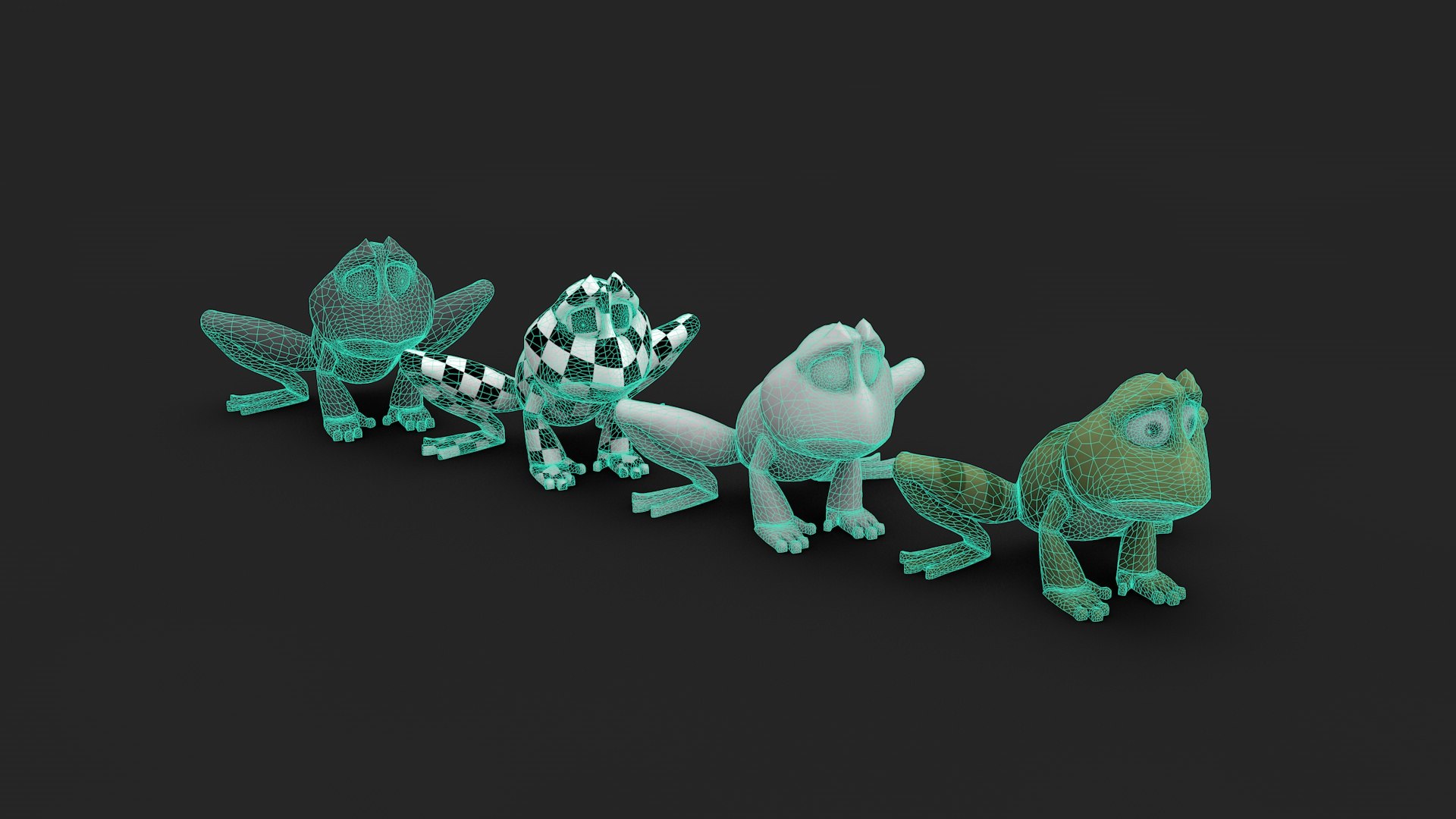 3D Cartoon Frog Model - TurboSquid 1845197