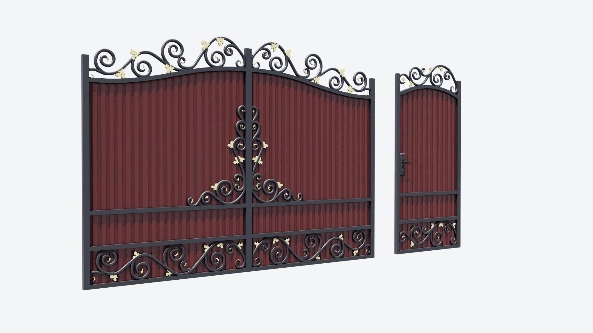 3D Gates Model - TurboSquid 2040044