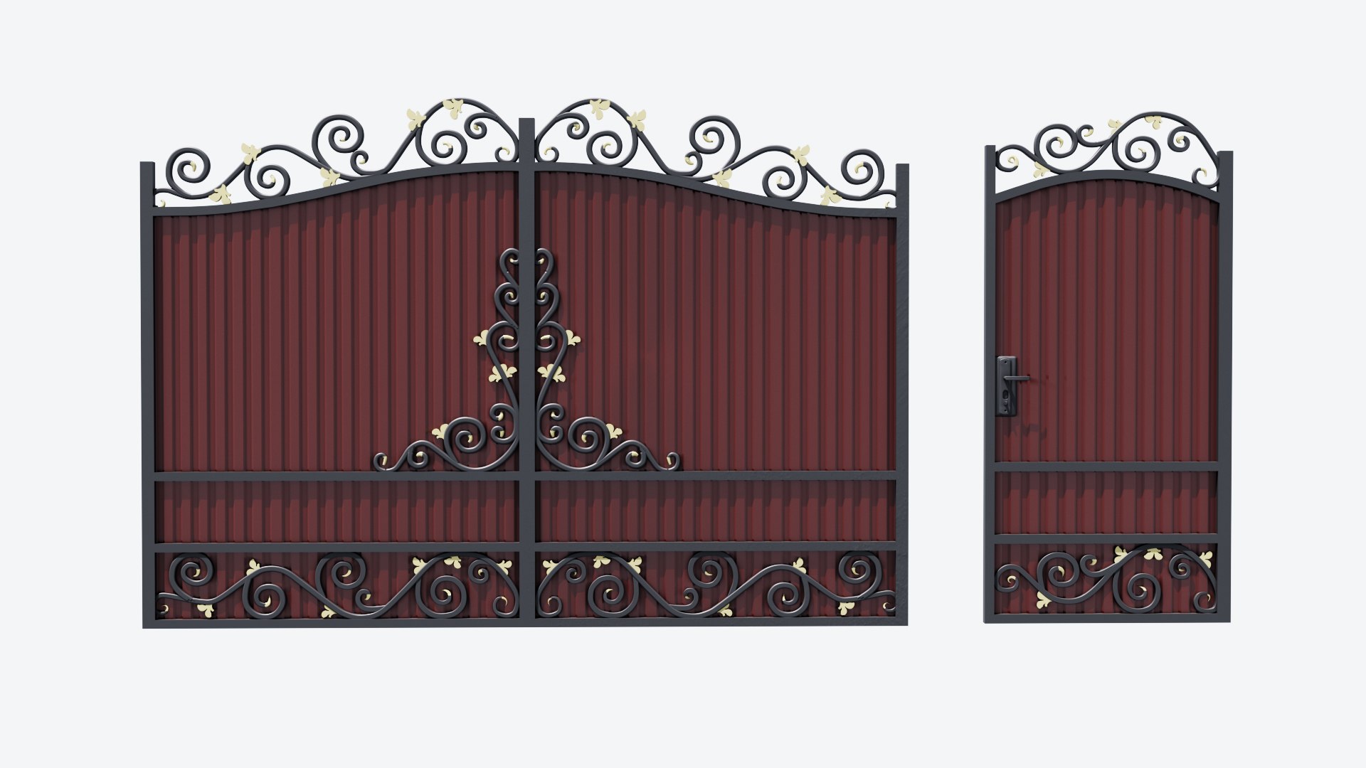 3D Gates Model - TurboSquid 2040044