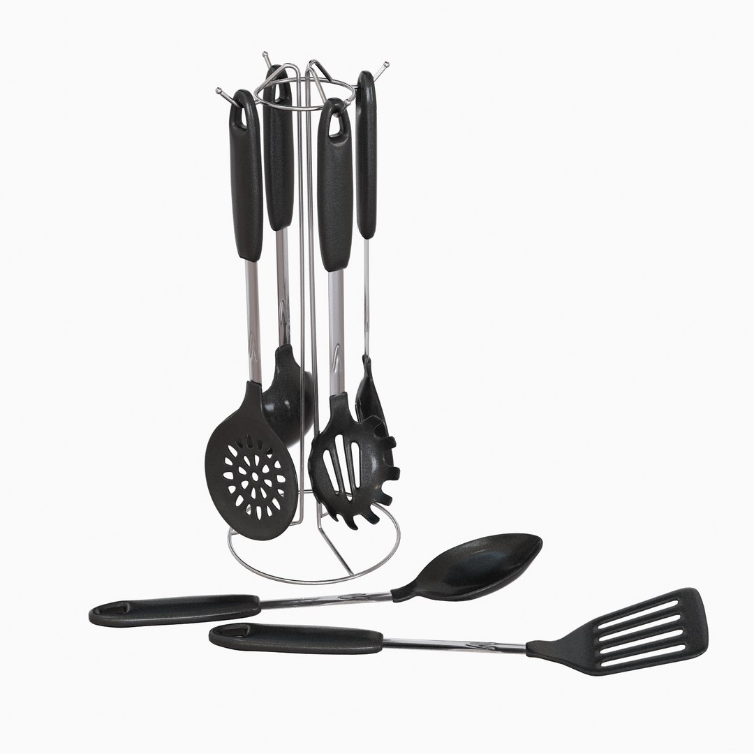 3D Houseware Kitchen Utensil Set model - TurboSquid 1792960