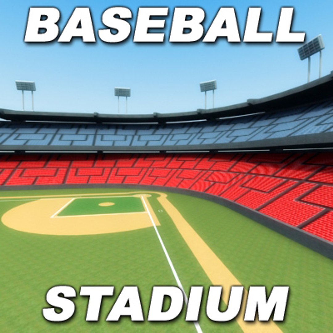 3ds Max Baseball Stadium