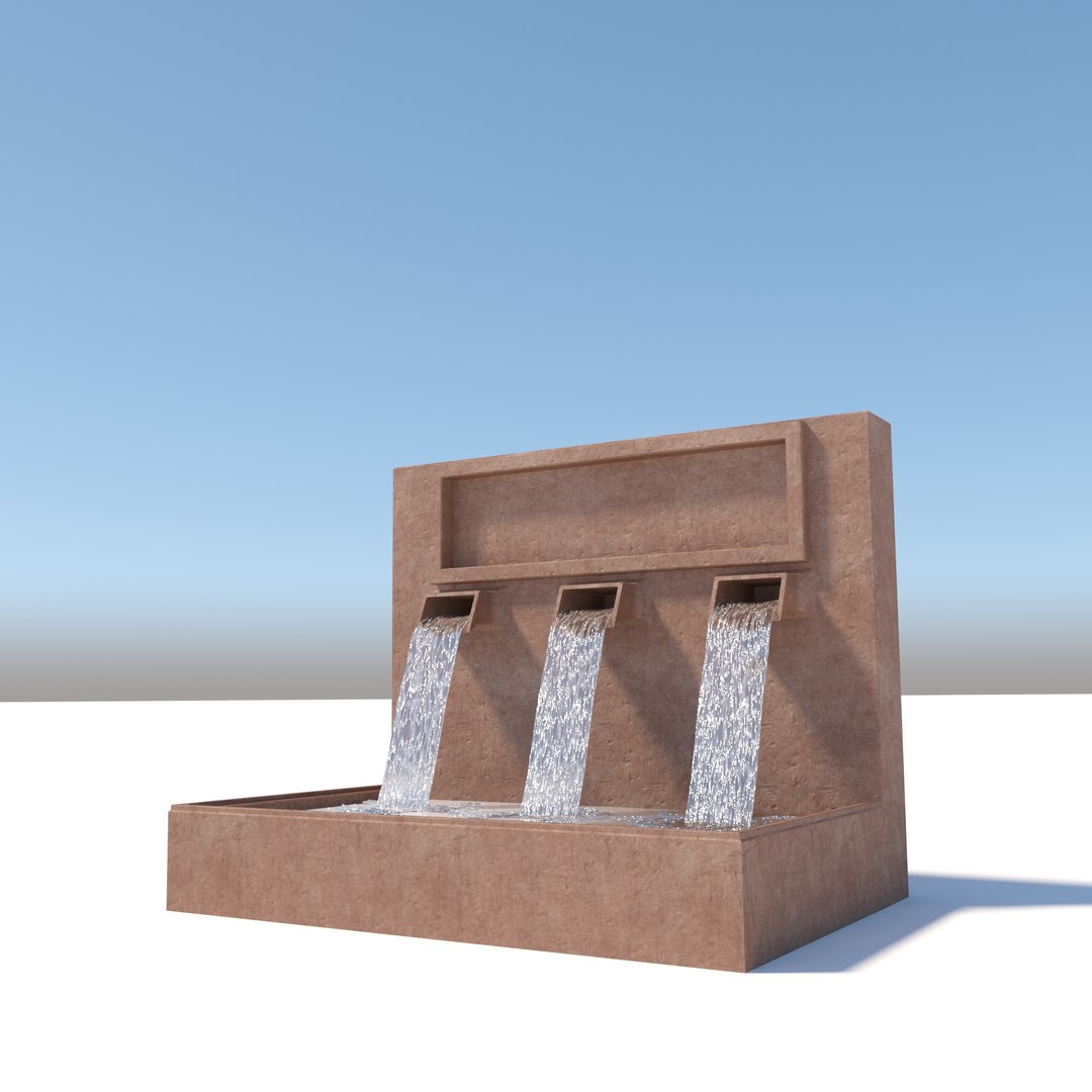Fontain 3D Model - TurboSquid 1719392
