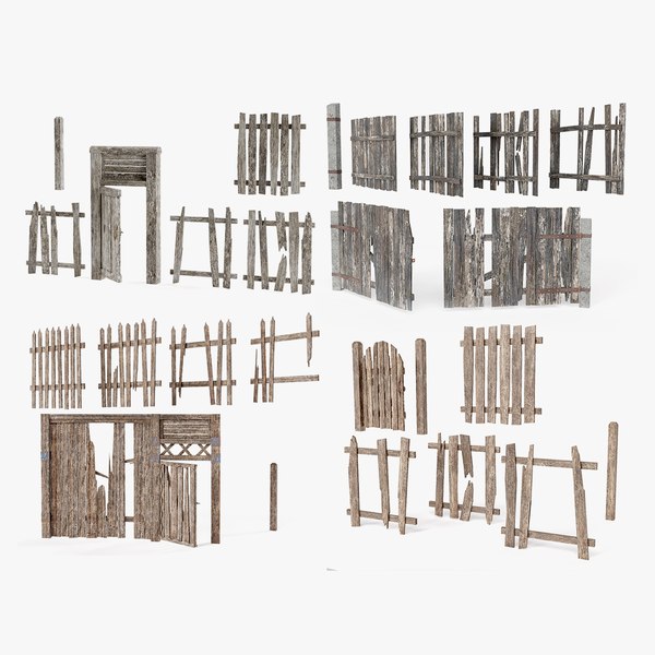 Wooden Fence Blender Models for Download | TurboSquid