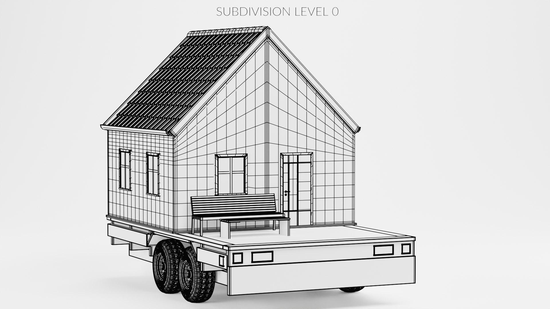 Tiny House 1 3D Model - TurboSquid 2111371