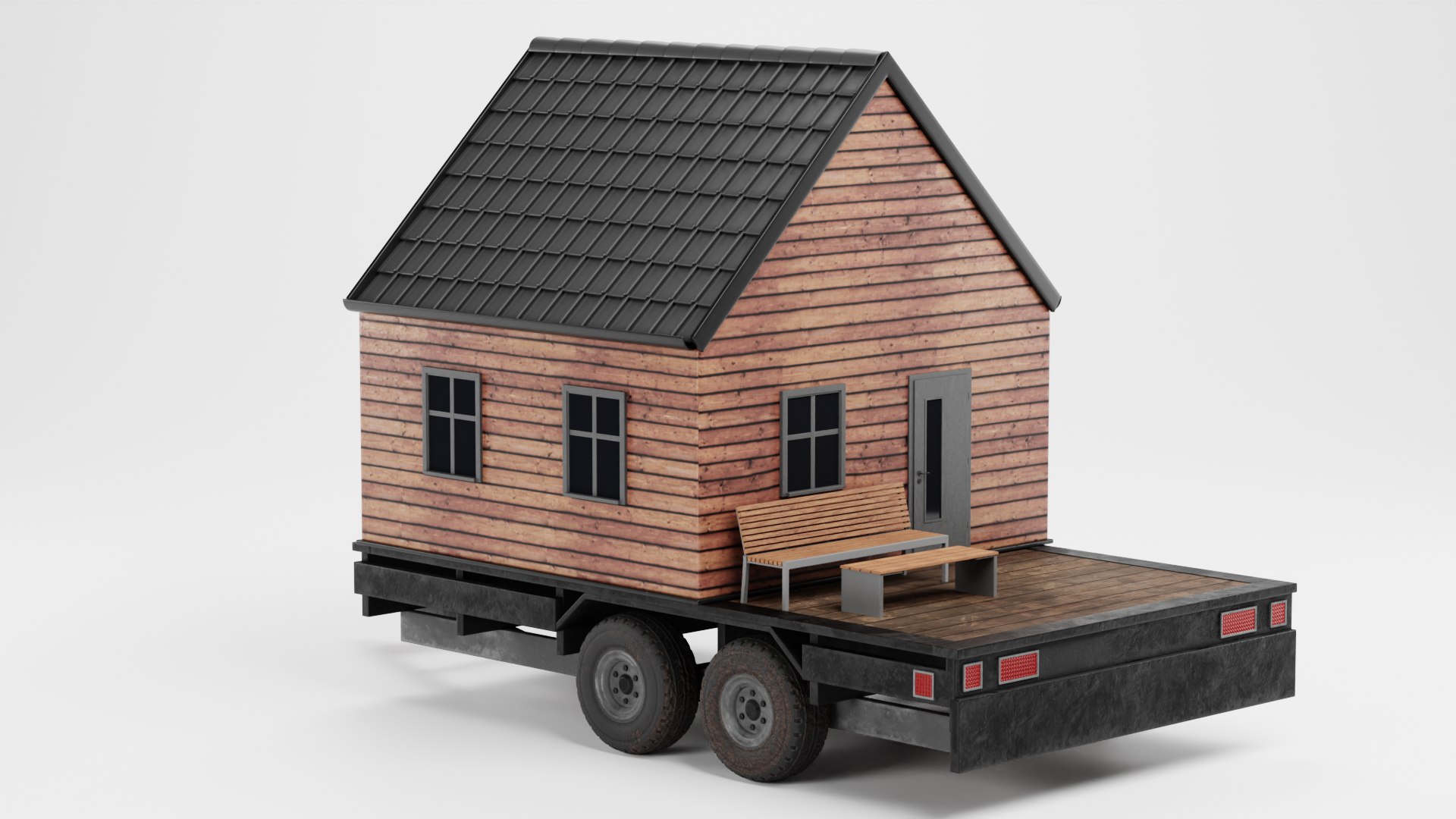 Tiny House 1 3D Model - TurboSquid 2111371