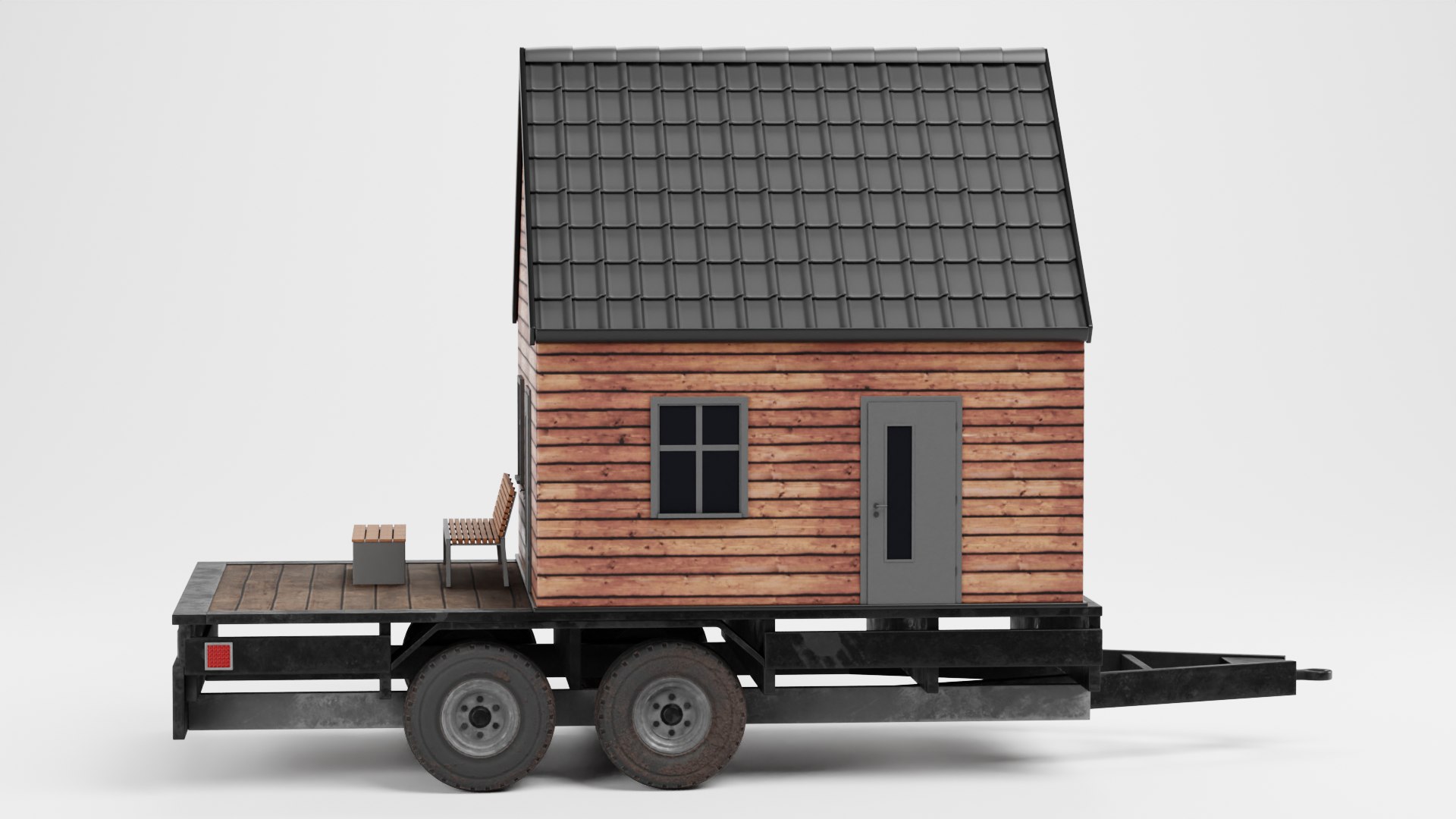 Tiny House 1 3D Model - TurboSquid 2111371