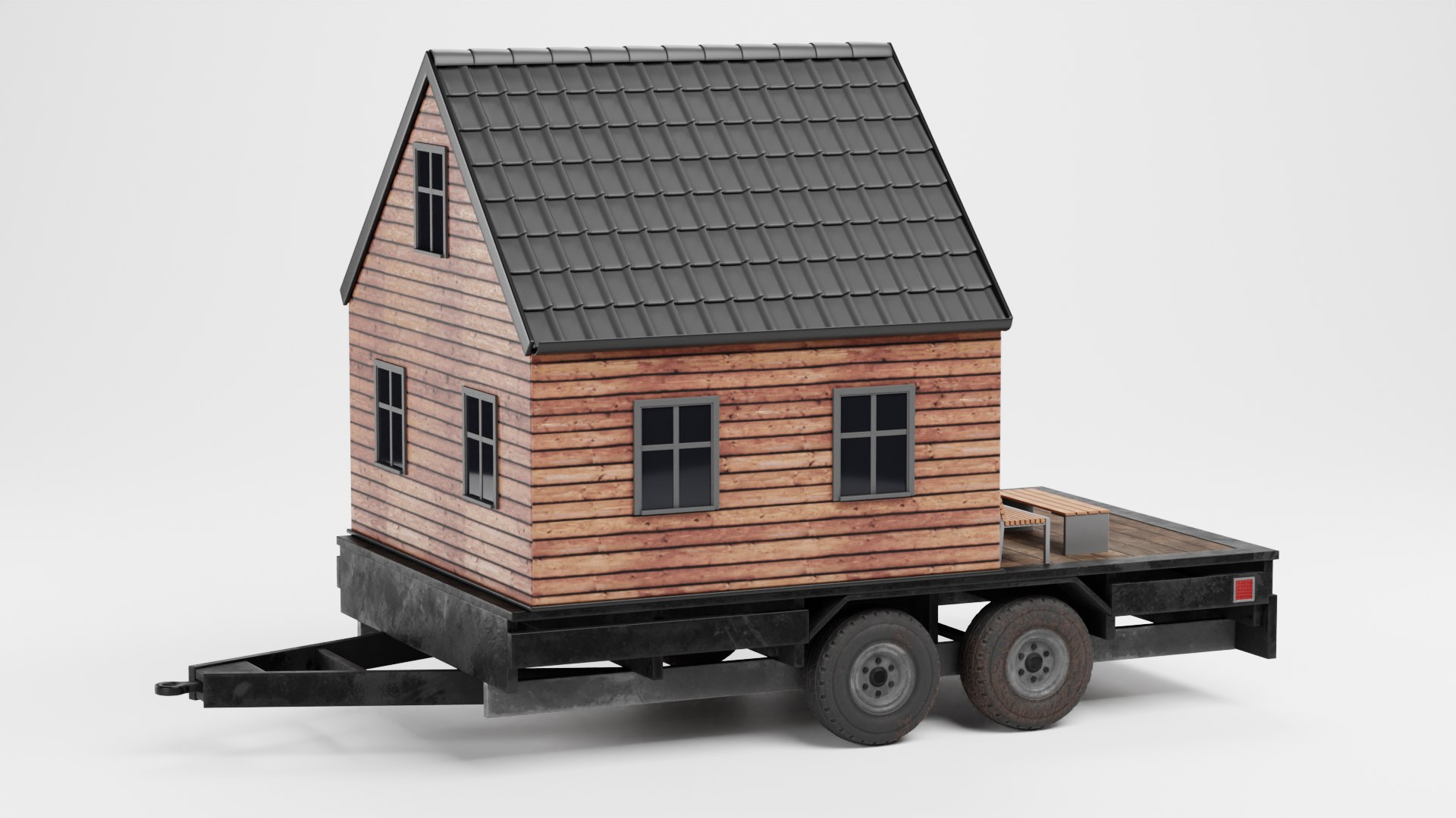Tiny House 1 3D Model - TurboSquid 2111371