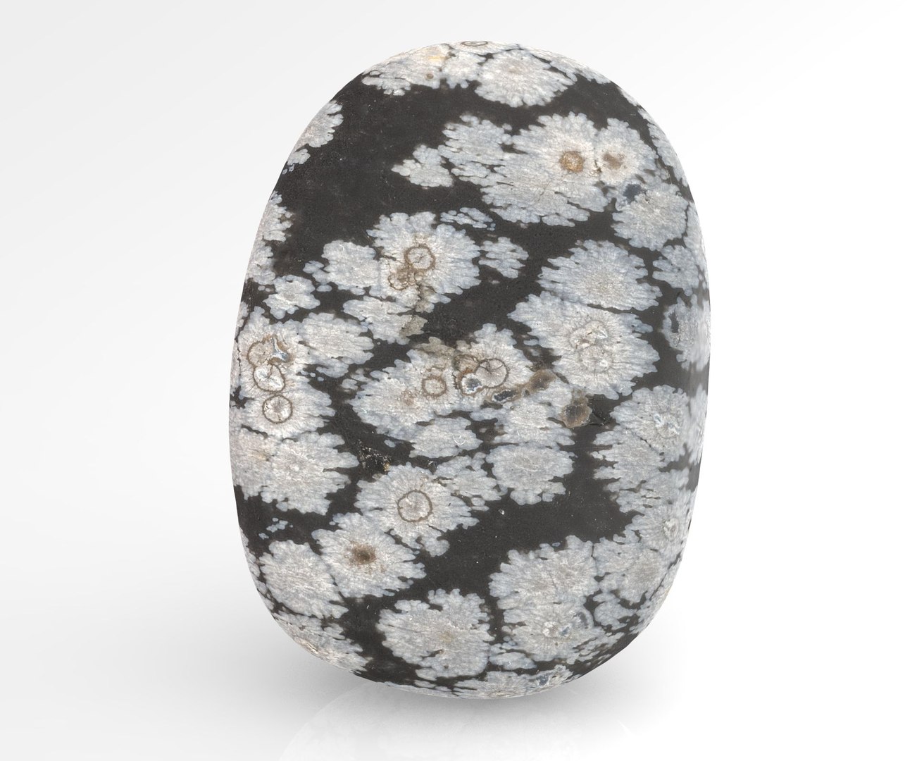 3D Obsidian Snow Gemstone - TurboSquid 2031706