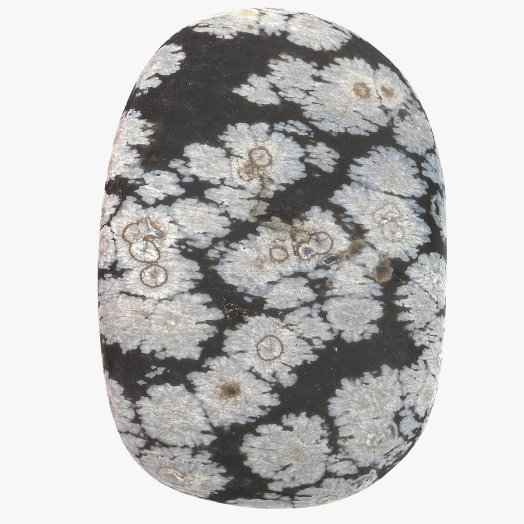 3D Obsidian snow gemstone - TurboSquid 2031706