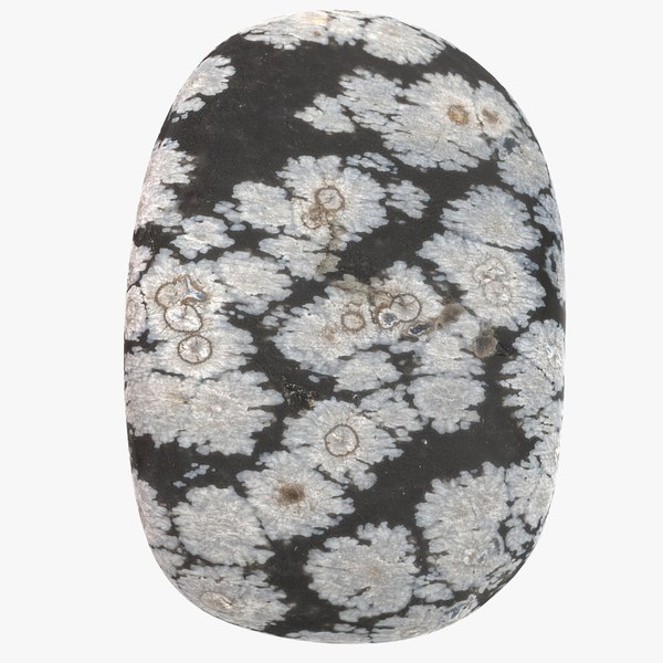 3D Obsidian snow gemstone - TurboSquid 2031706