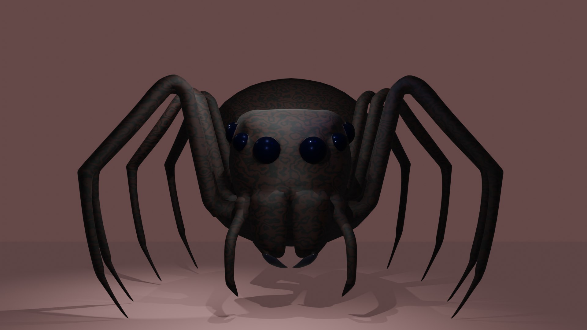 3D Stylized Spider - TurboSquid 1814347