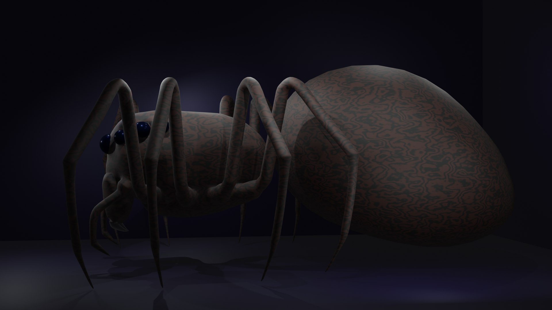3D Stylized Spider - TurboSquid 1814347