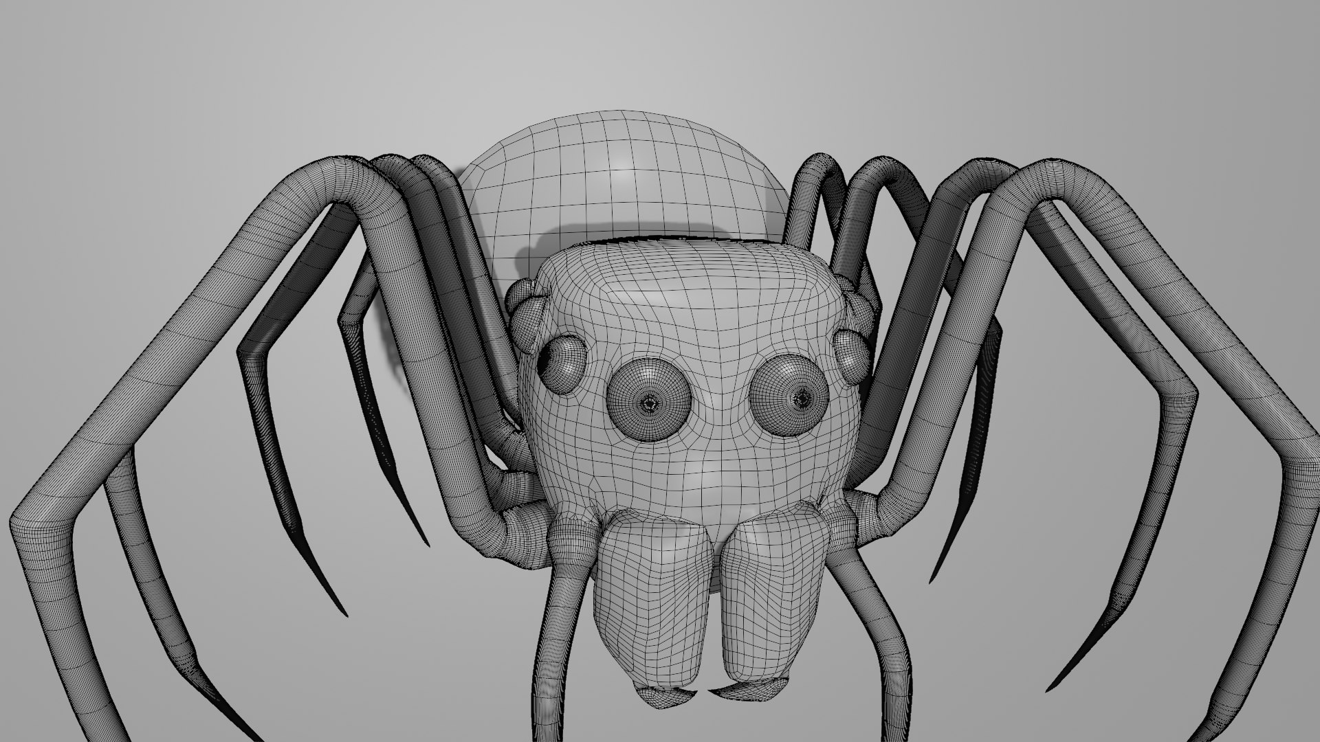 3D Stylized Spider - TurboSquid 1814347