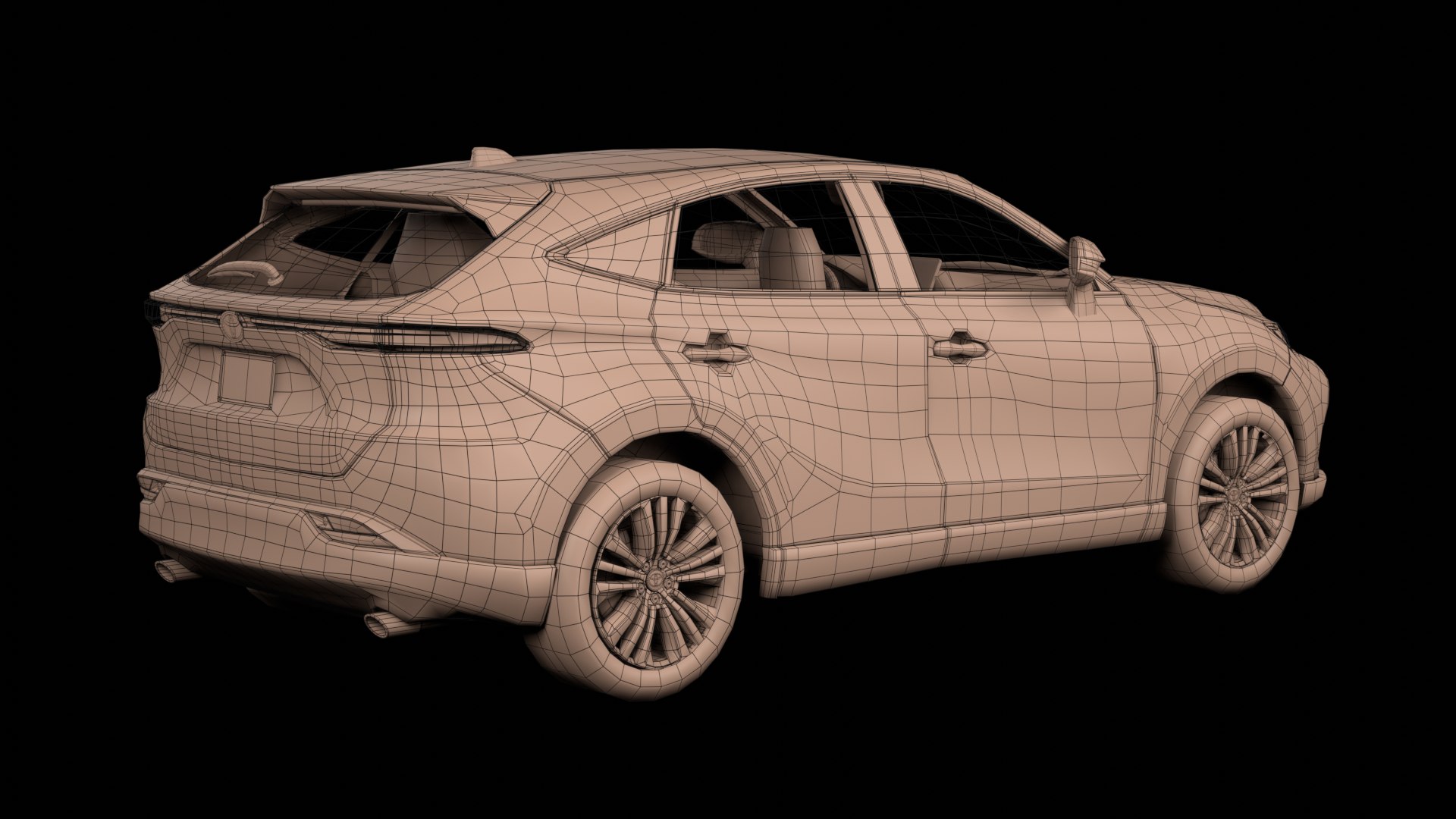 Toyota harrier 2020 3D model - TurboSquid 1596278