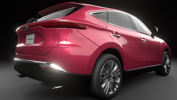Toyota harrier 2020 3D model - TurboSquid 1596278