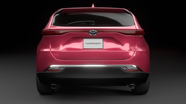 Toyota harrier 2020 3D model - TurboSquid 1596278