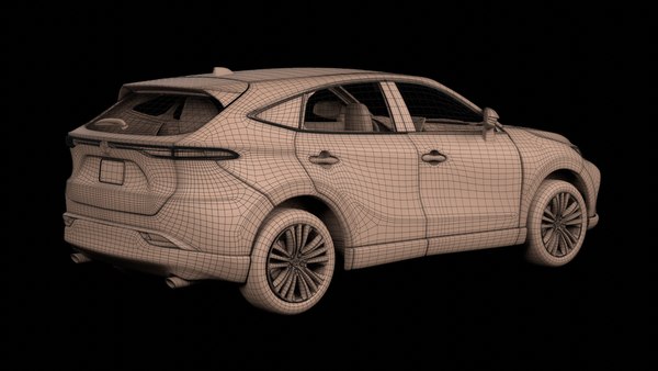Toyota harrier 2020 3D model - TurboSquid 1596278