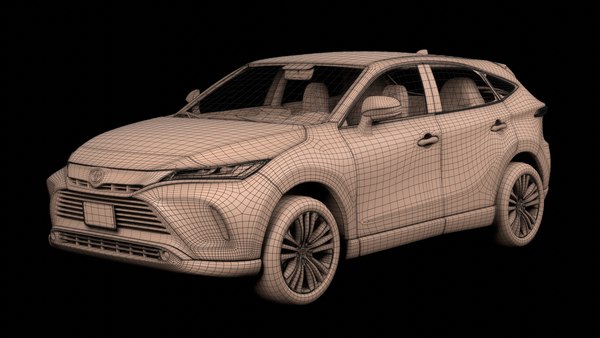 Toyota harrier 2020 3D model - TurboSquid 1596278
