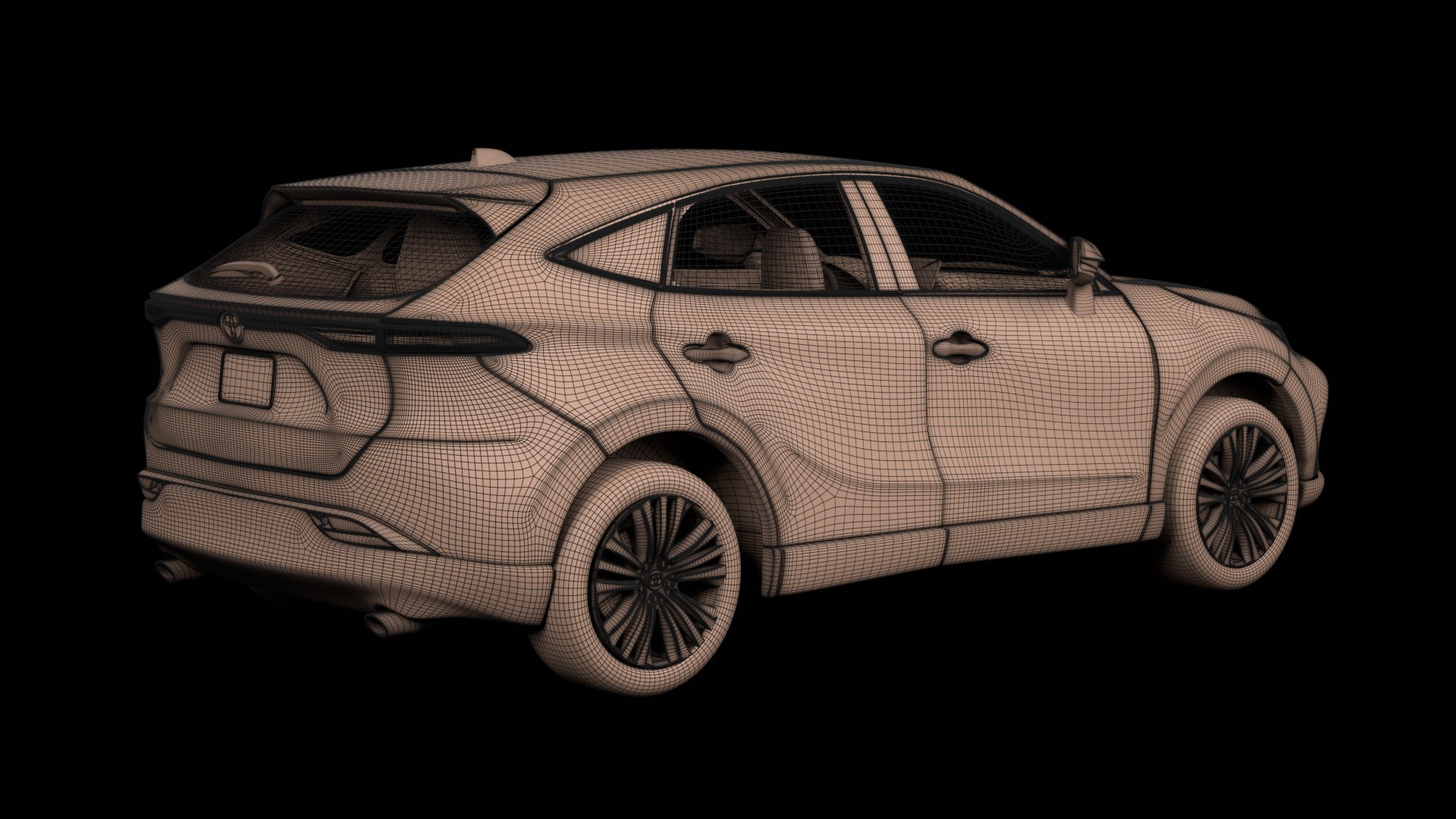 Toyota harrier 2020 3D model - TurboSquid 1596278