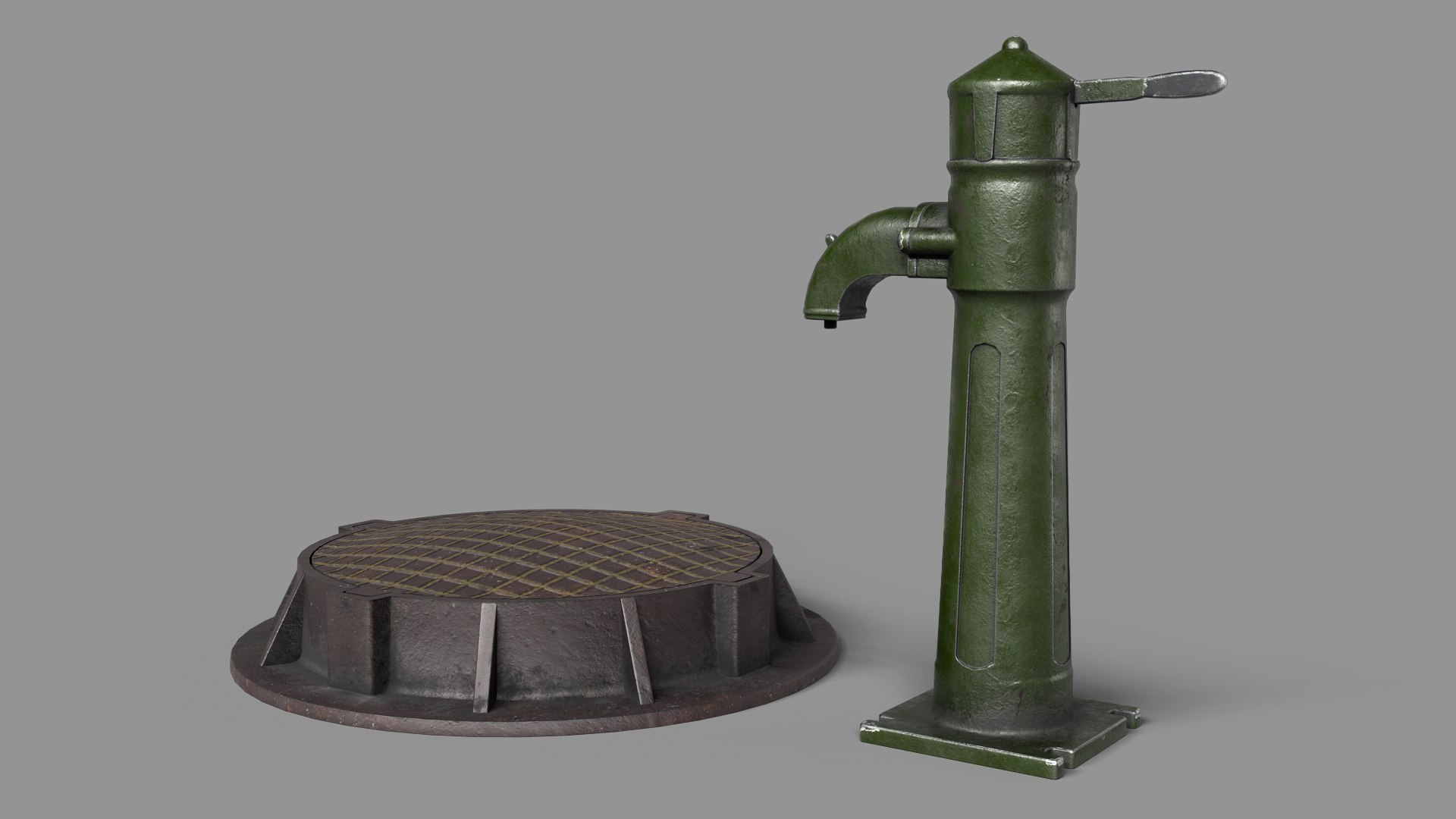 3D Soviet Union Hand Water Pump Model - TurboSquid 1777214