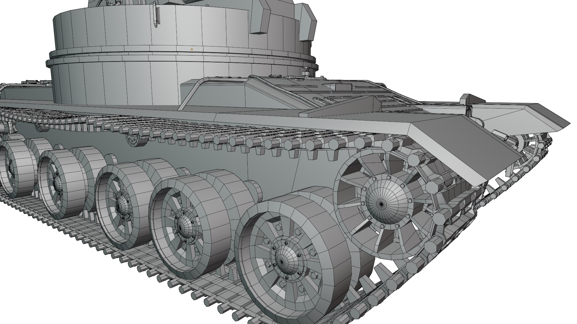 3D Object 327 Puck Self-propelled Artillery Low-poly Rigged ...