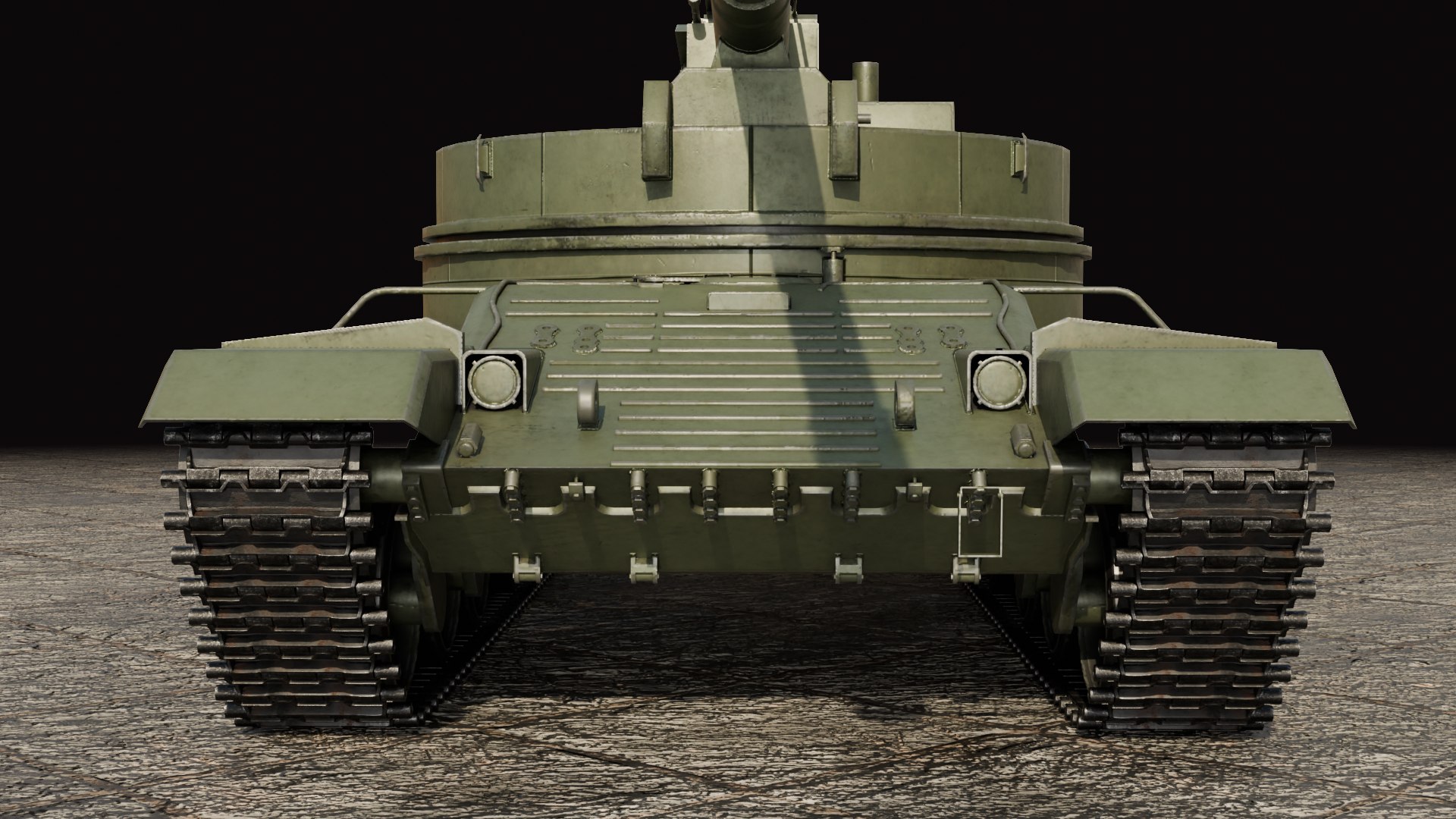 3D Object 327 Puck Self-propelled Artillery Low-poly Rigged ...