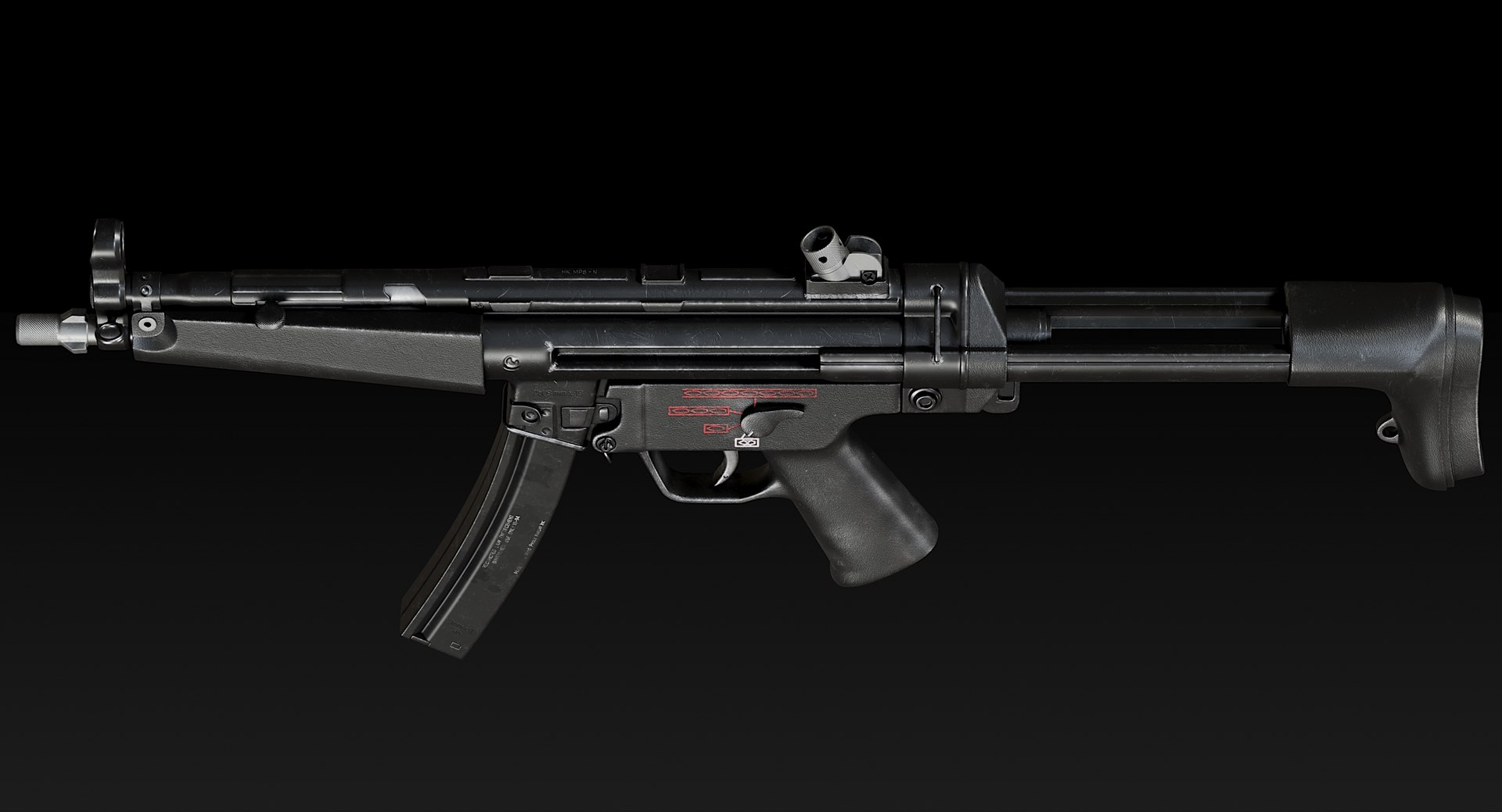3D mp5a2 9mm model - TurboSquid 1406217
