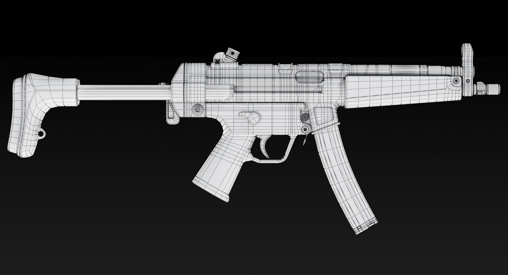3D mp5a2 9mm model - TurboSquid 1406217