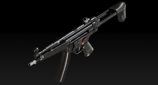 MP5A2 9MM 3D 모델 - TurboSquid 1406217