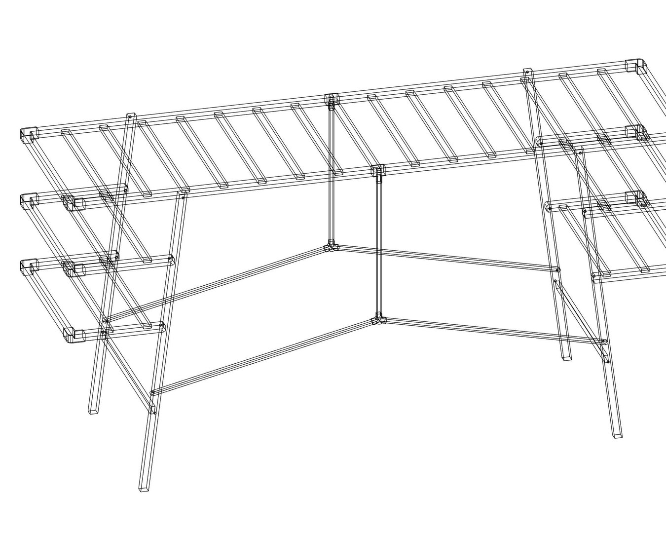 Drying Rack 3D Model - TurboSquid 2038054