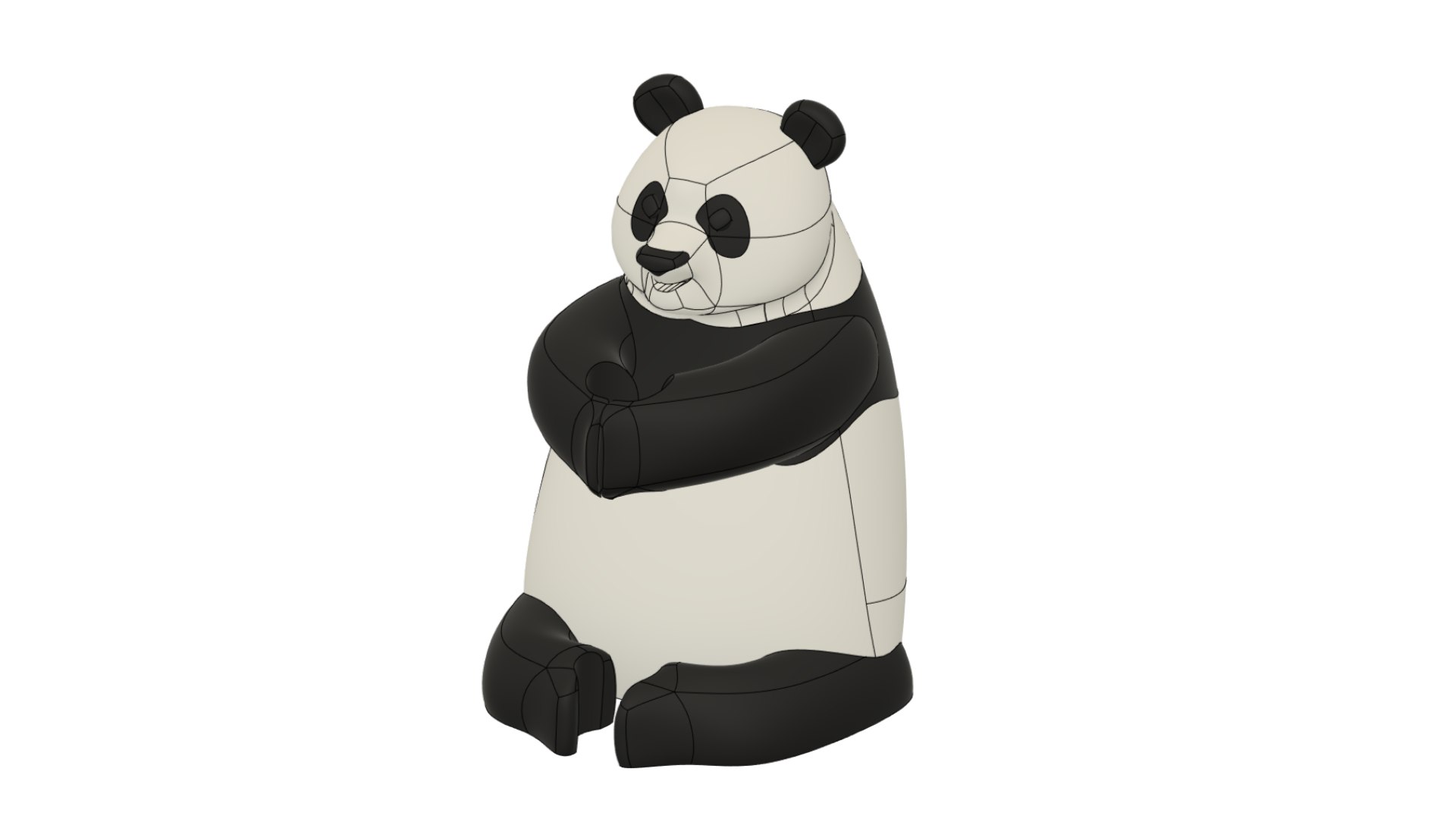 Cute Panda Holder Helper 3D - TurboSquid 2136497