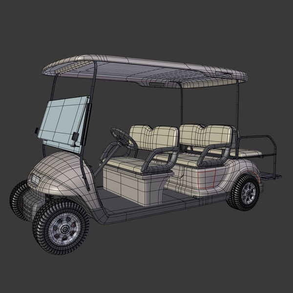 골프 카트 대형 3D 모델 - TurboSquid 1004255