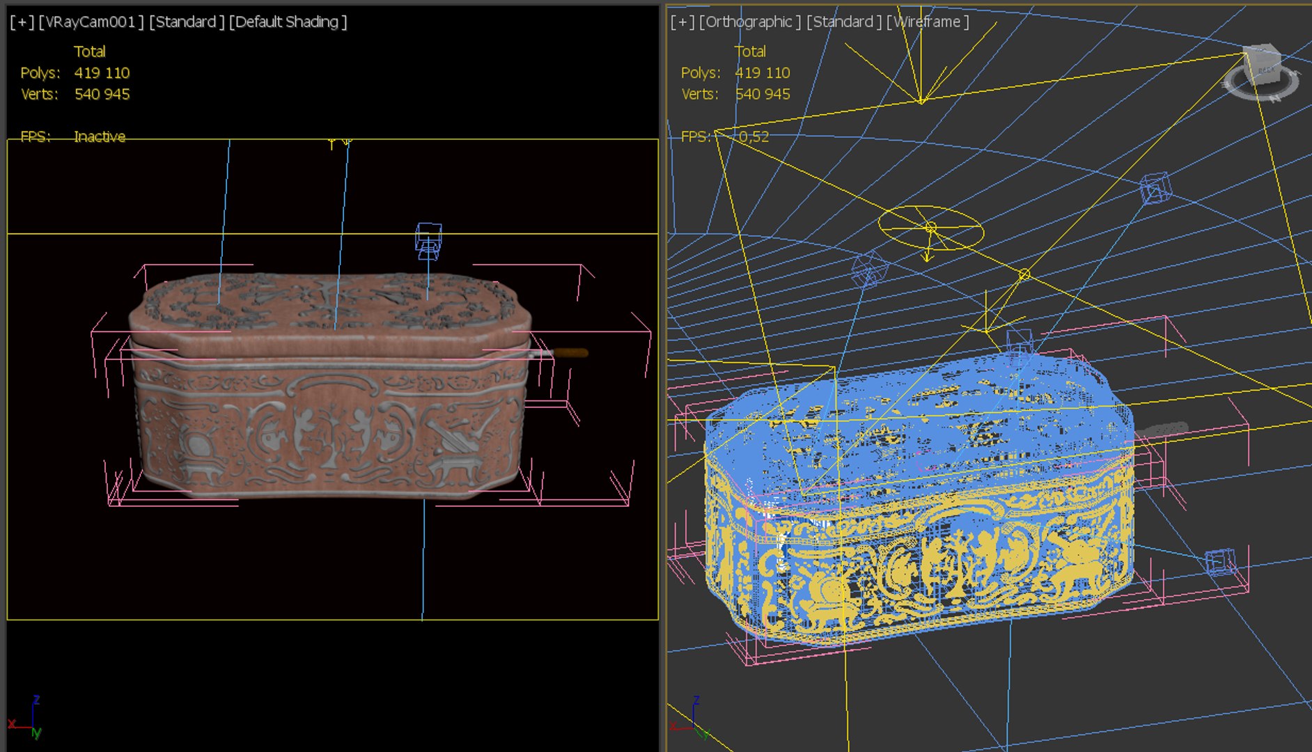 Old Music Box With A Ballerina 3D Model - TurboSquid 1884911