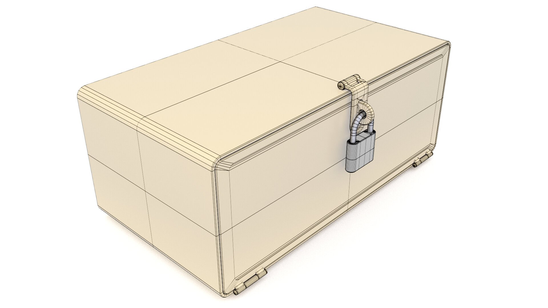 Box metal industrial 3D model - TurboSquid 1569120