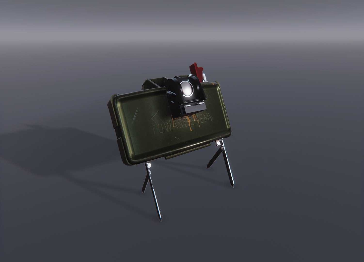 3D Claymore - M18 Mine Low-poly 3D Model - TurboSquid 1774545