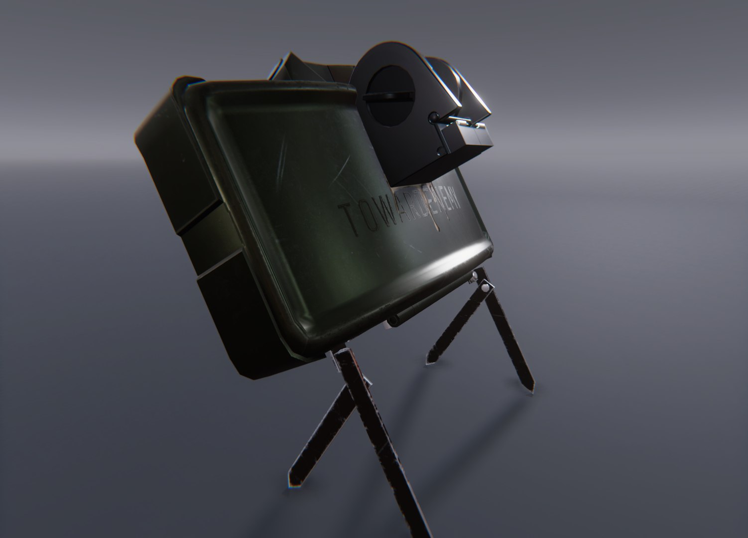 3D Claymore - M18 Mine Low-poly 3D Model - TurboSquid 1774545