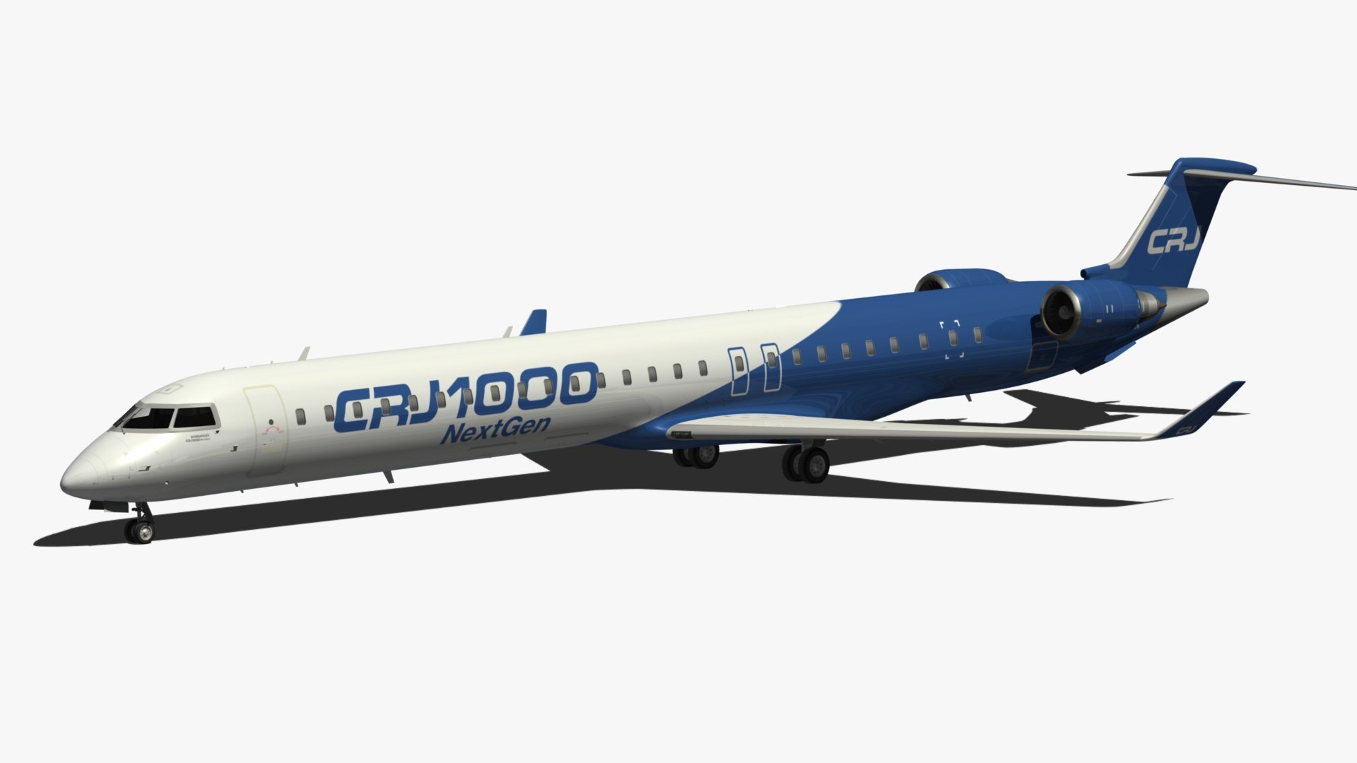 3d Model Of Crj 1000