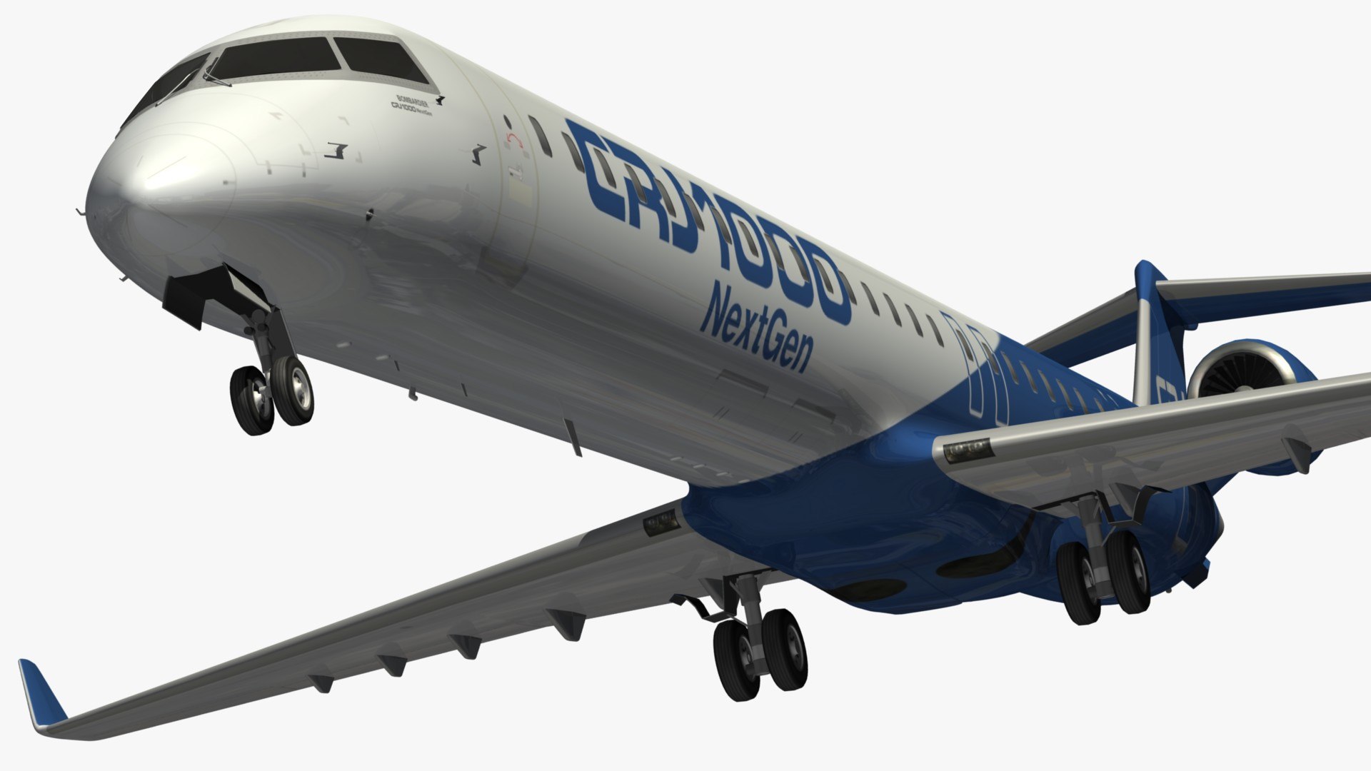 3d Model Of Crj 1000