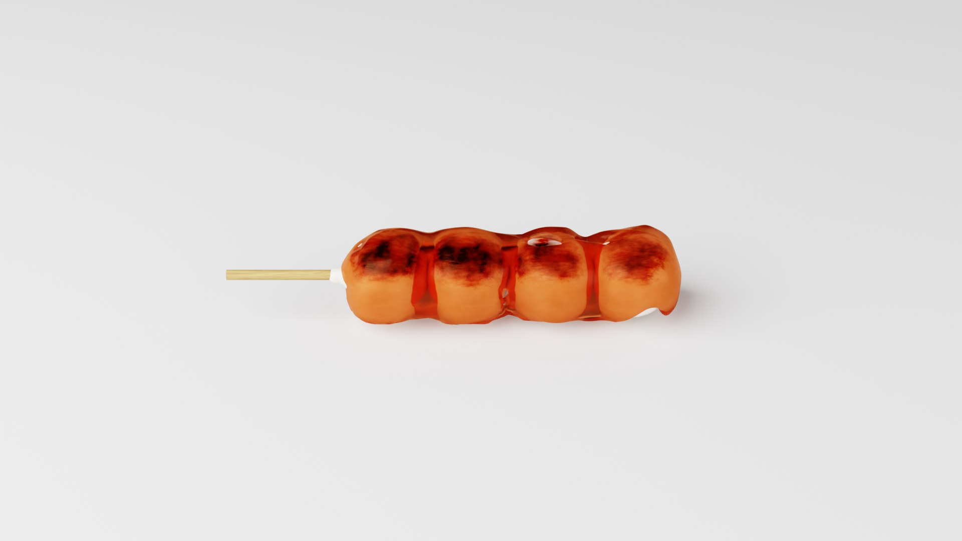 Mitarashi Dango Japanese Sweet Dumpling 3D Model - TurboSquid 2396944