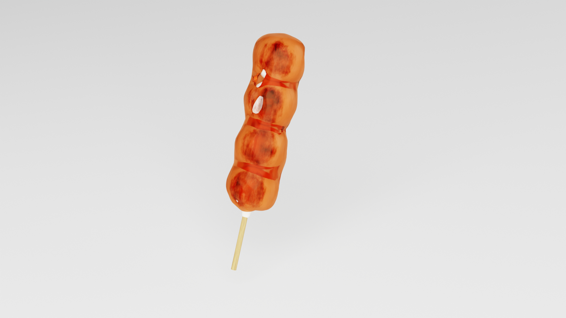 Mitarashi Dango Japanese Sweet Dumpling 3D Model - TurboSquid 2396944