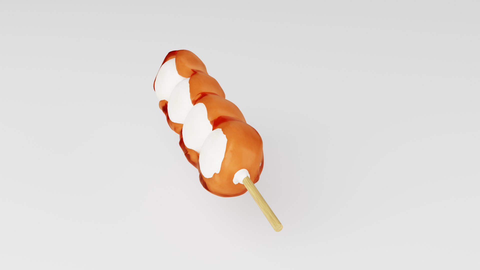 Mitarashi Dango Japanese Sweet Dumpling 3D Model - TurboSquid 2396944