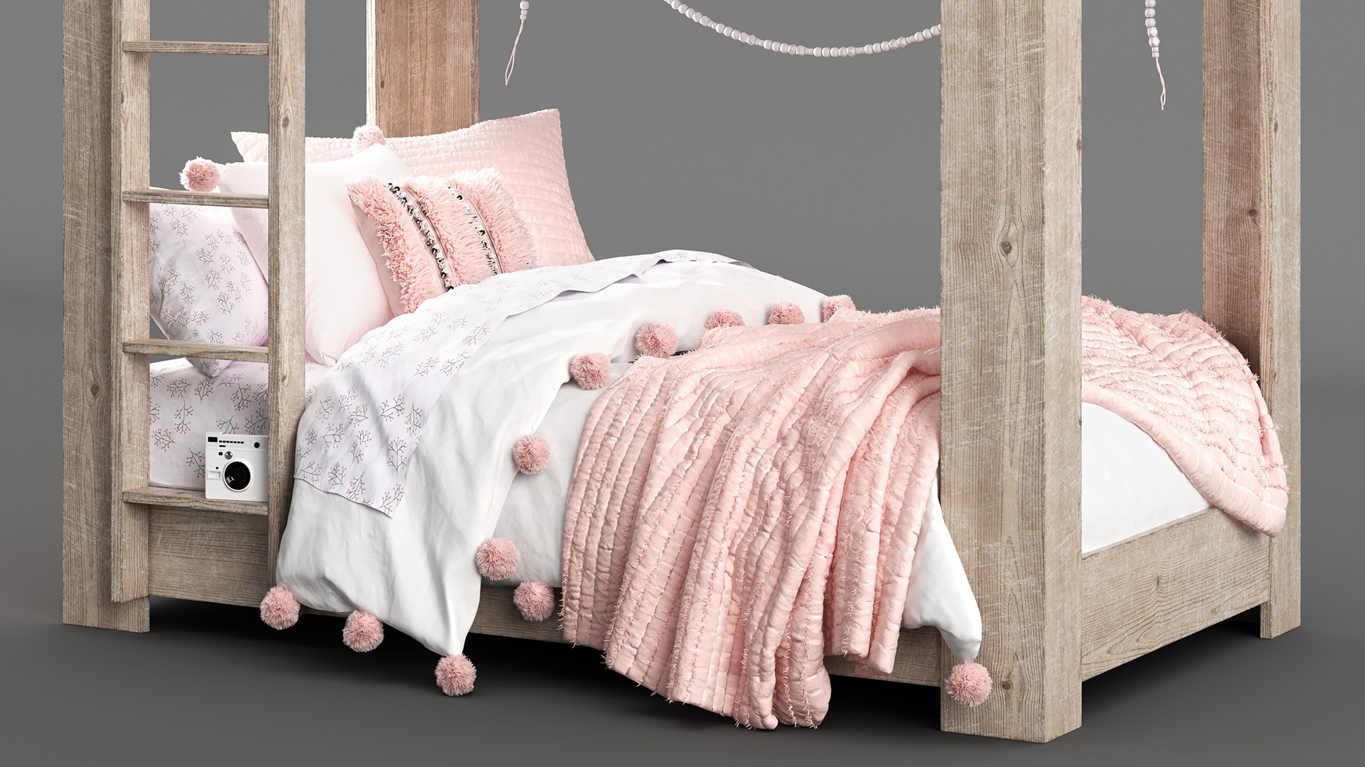 Callum Bunk Bed Restoration 3D Model - TurboSquid 1709820