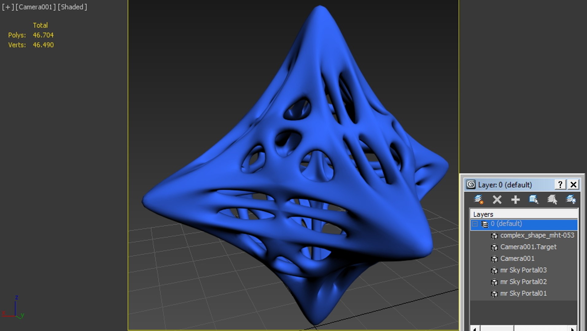 3d Model Complex Shape