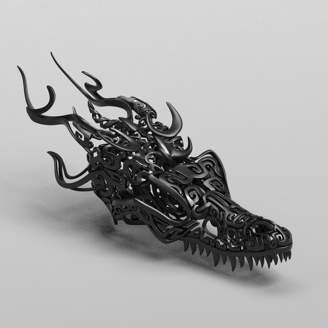 Dragon skull 3D - TurboSquid 1693486
