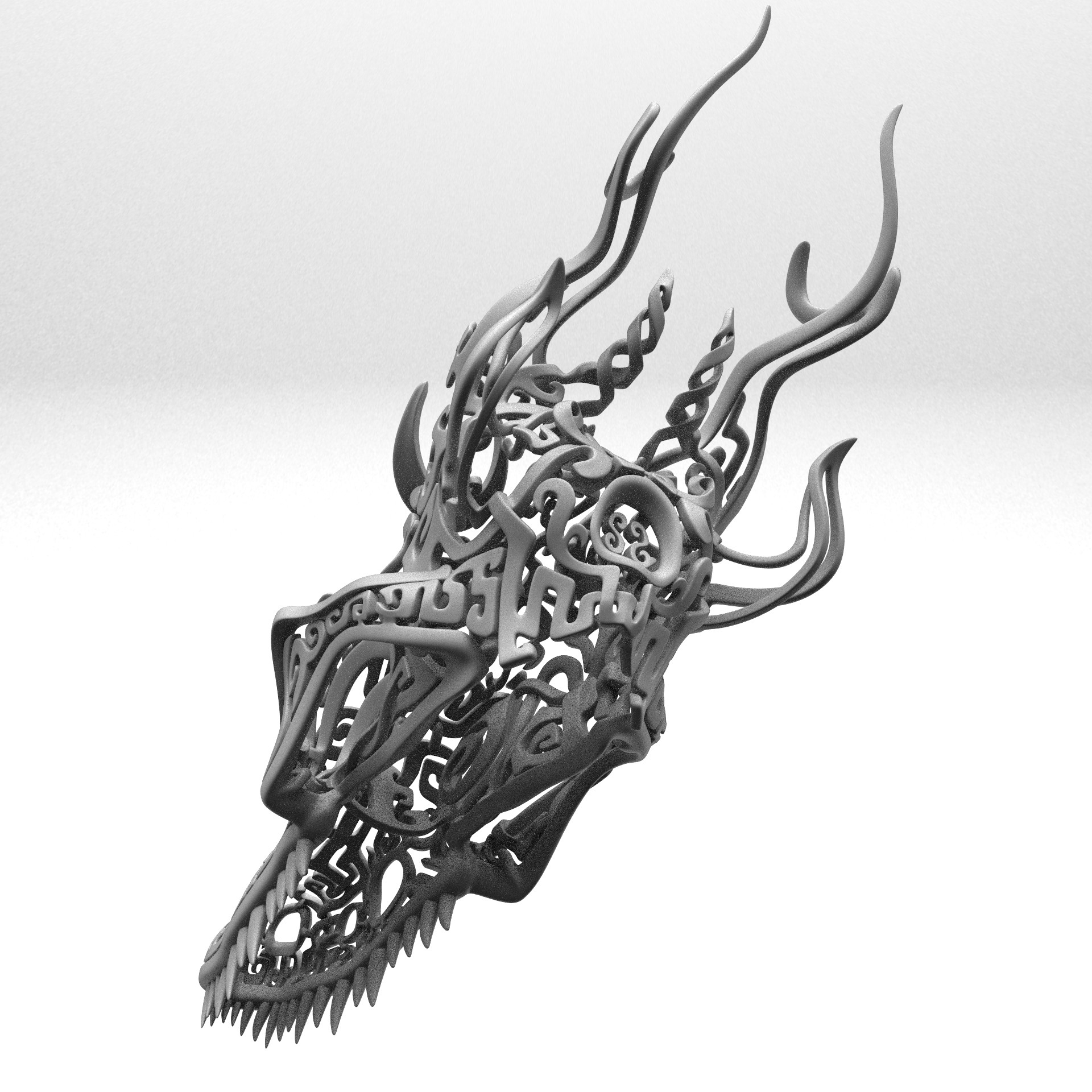 Dragon skull 3D - TurboSquid 1693486