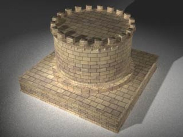 tomb building mausoleum 3d c4d