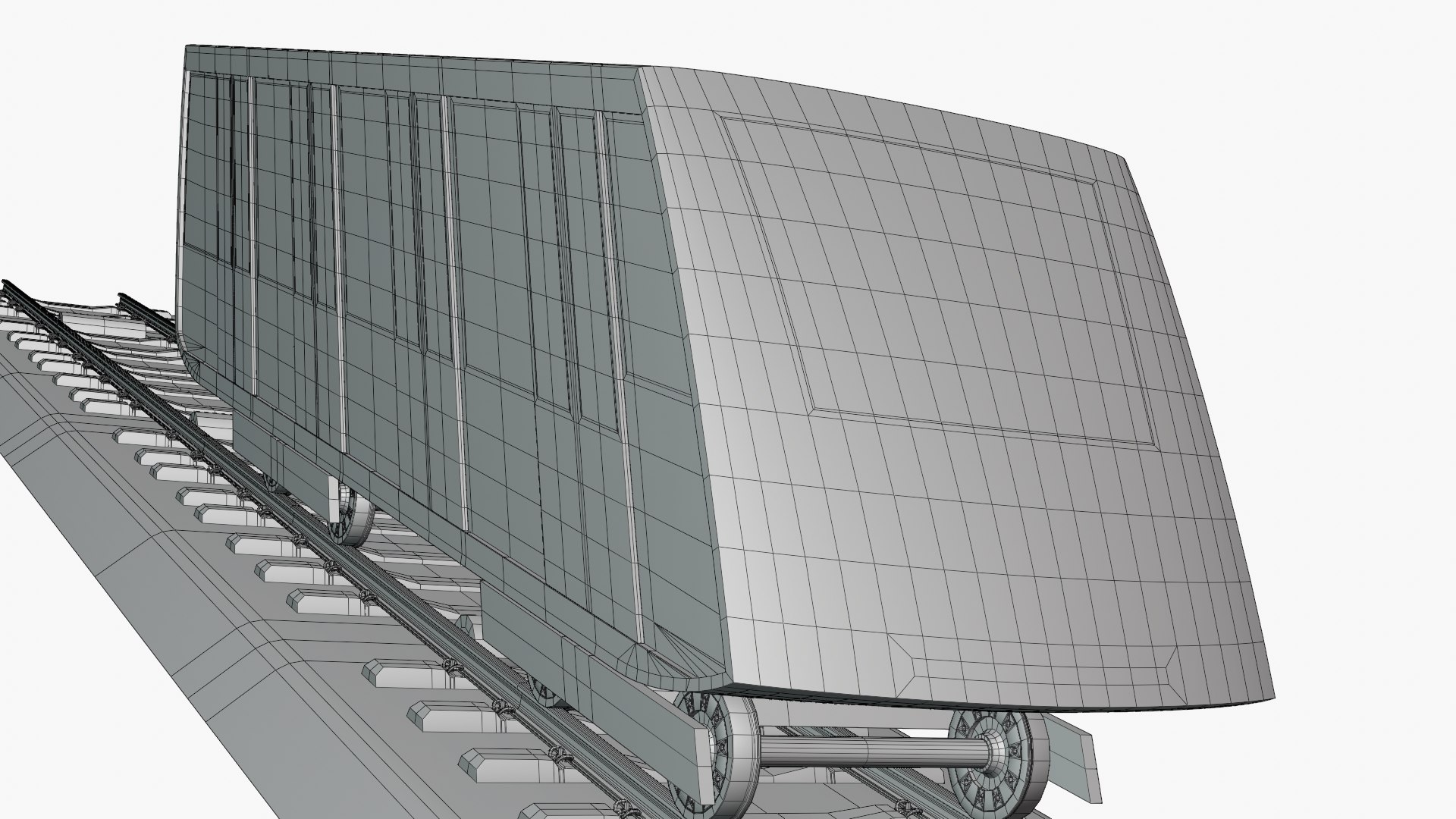 Modern Funicular 3D Model - TurboSquid 1916536