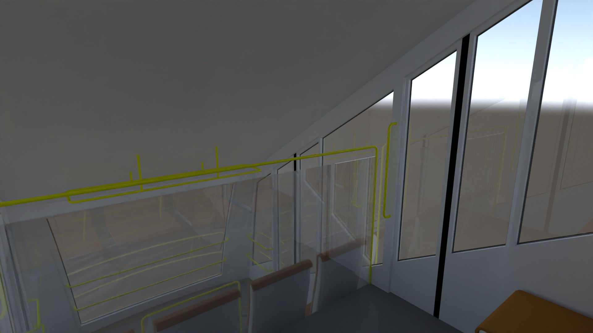 Modern Funicular 3D Model - TurboSquid 1916536